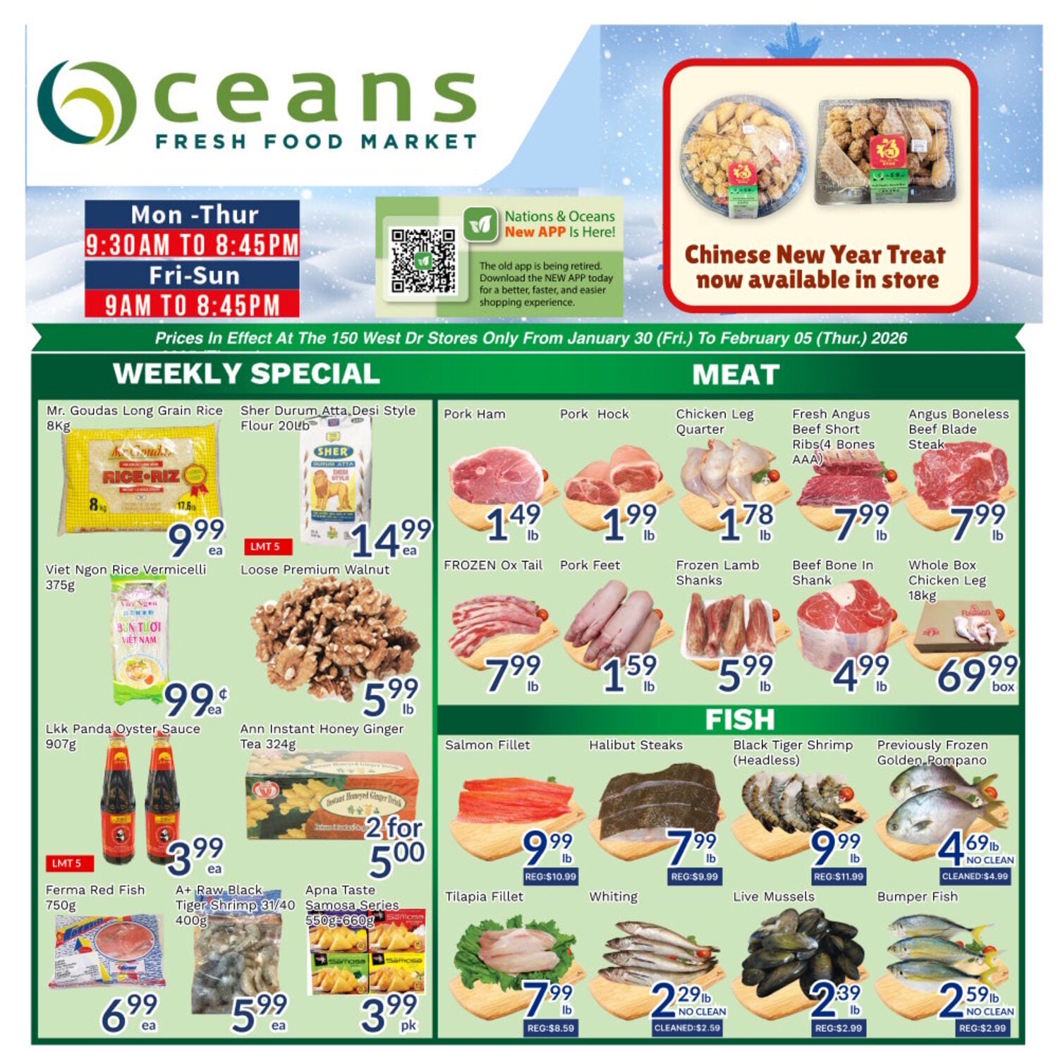Oceans Fresh Food Market Weekly Flyer - Weekly Specials - Jan 30 – Feb ...