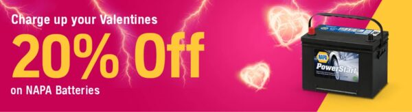 [Napa Auto Parts] NAPA Auto Parts - 20% off Batteries + Double Rewards ...