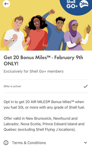 [Shell] shell go members save 5 cents/ liter- Feb 9 only - YMMV - Page ...