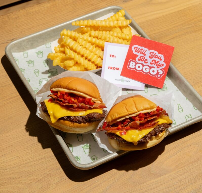 [Shake Shack] TO BOGO Smoke Shack burger (reg $10.49) Valentine’s ...