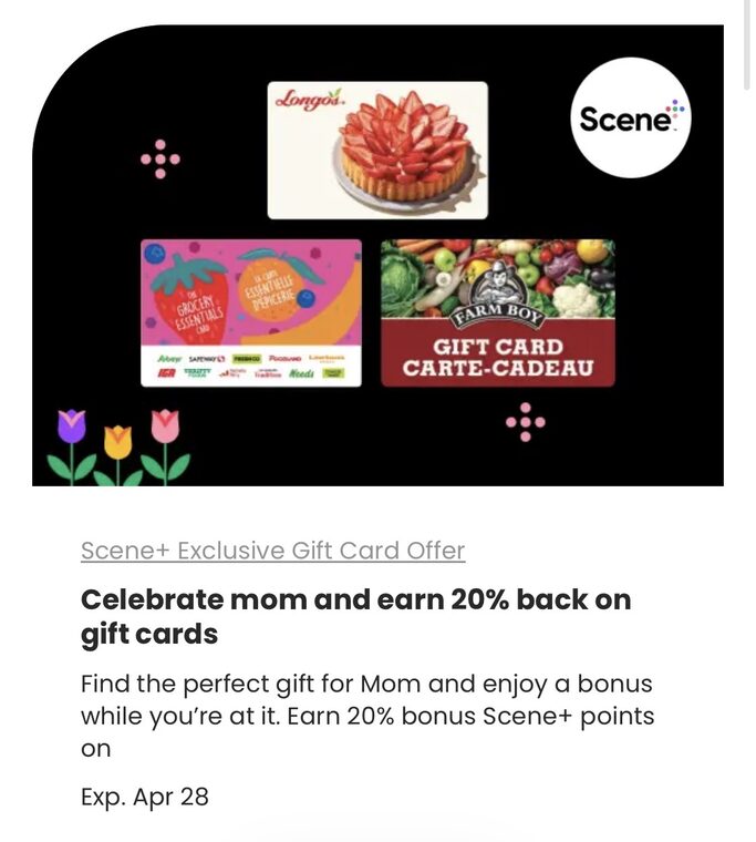 [Scene+] Earn 20% back in Scene+ points when you redeem points on ...