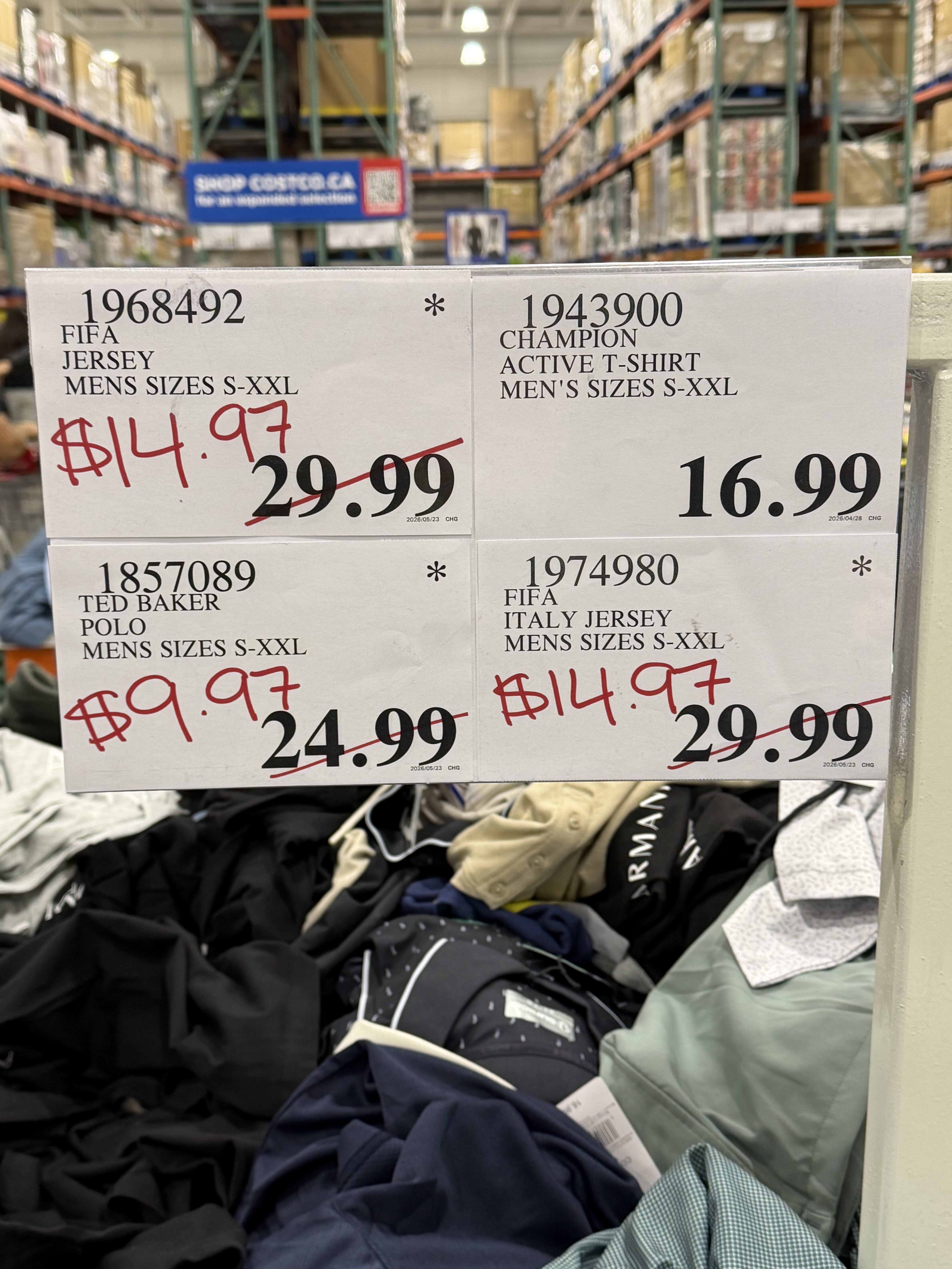 [Costco] FIFA Soccer jersey clearance - $14.97 (Woodbridge, YMMV ...