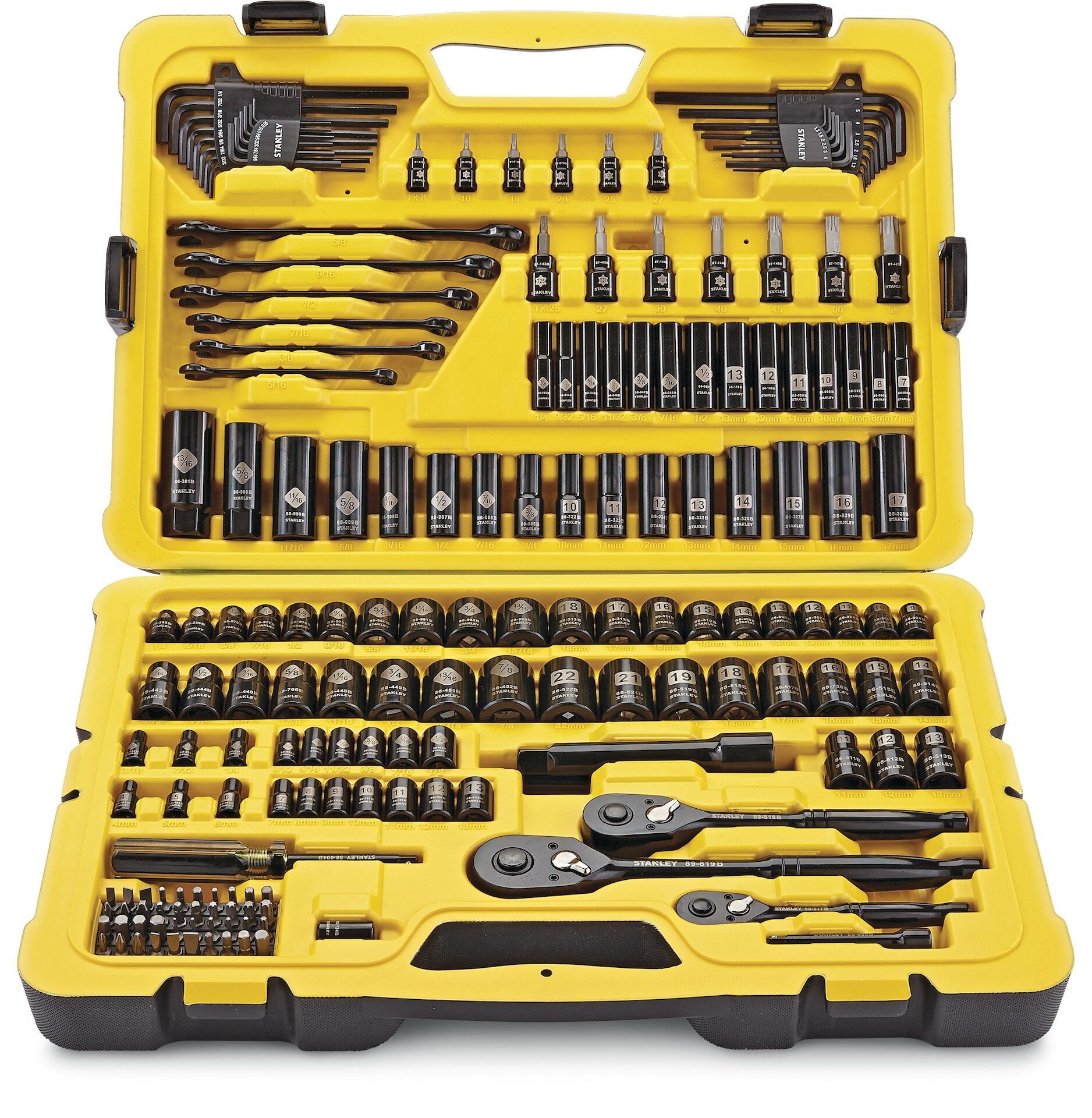 [Canadian Tire] Stanley Professional Grade Black Chrome Socket Set, 183 ...