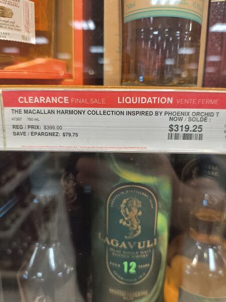 [LCBO] CLEARANCE LCBO in-store HEARTLAND, Macallan "The Harmony ...