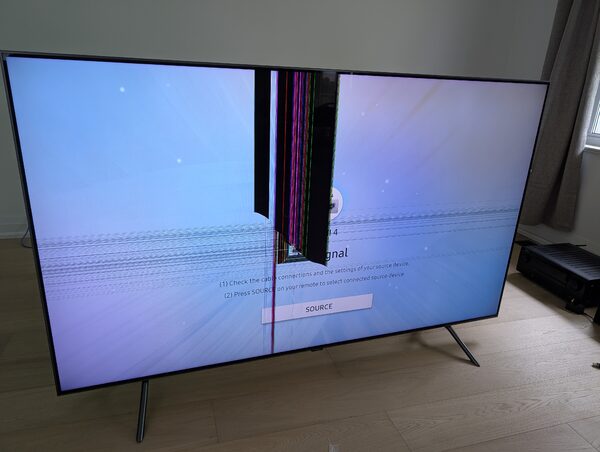 75" TV broke during moving - RedFlagDeals.com Forums