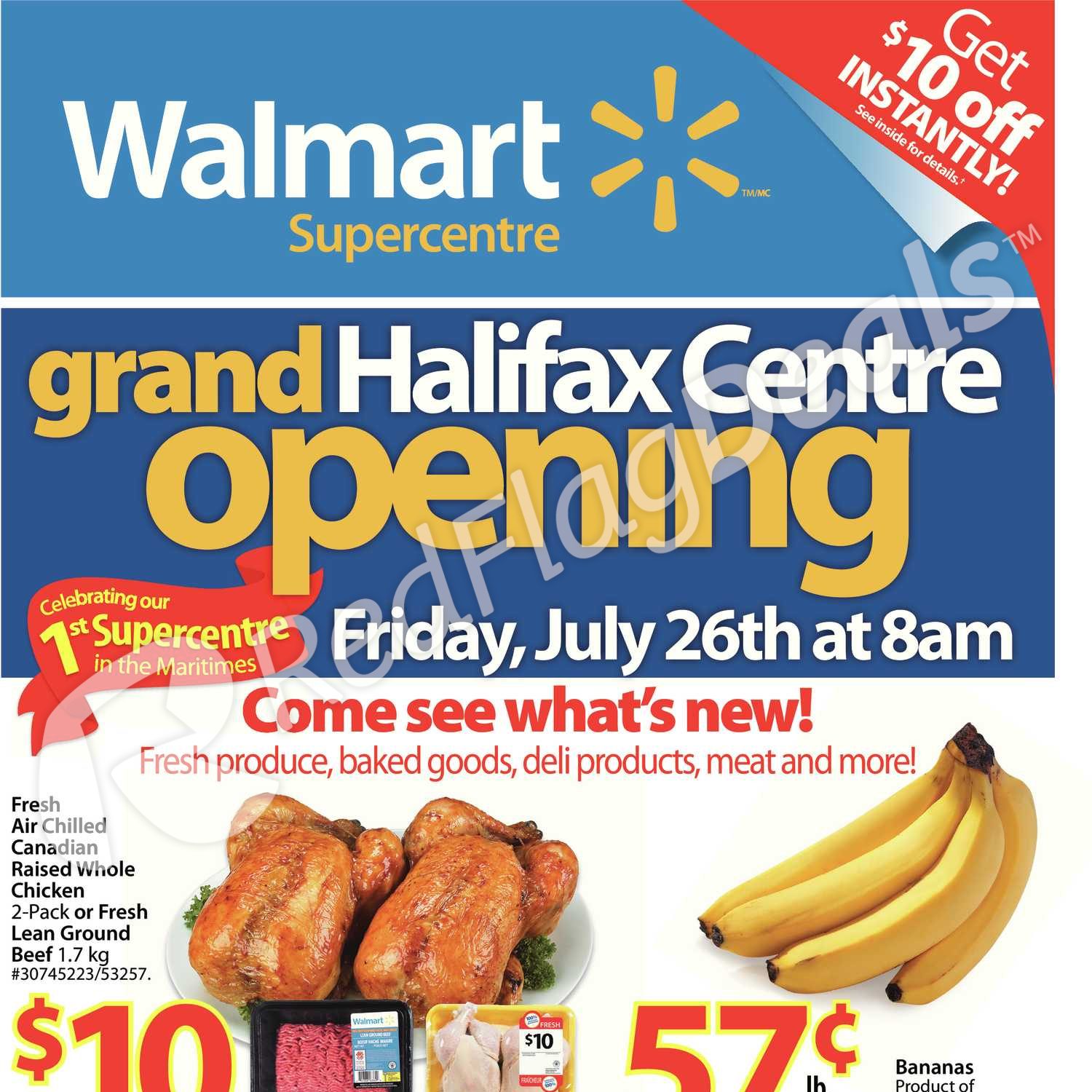 Walmart Weekly Flyer - Grand Halifax Centre Opening - Jul 26 – Aug 1 ...