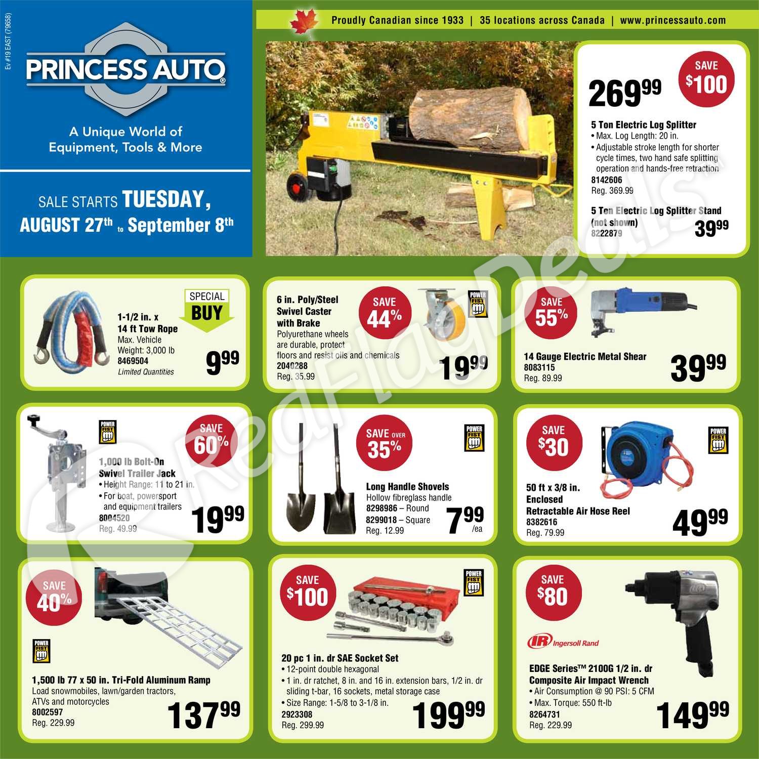 Princess Auto Weekly Flyer - Bi-Weekly Flyer - Aug 27 – Sep 8 ...